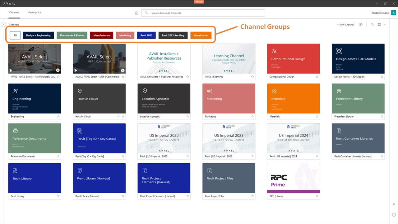 Improving Navigation and Search with Channel Groups, Application ...